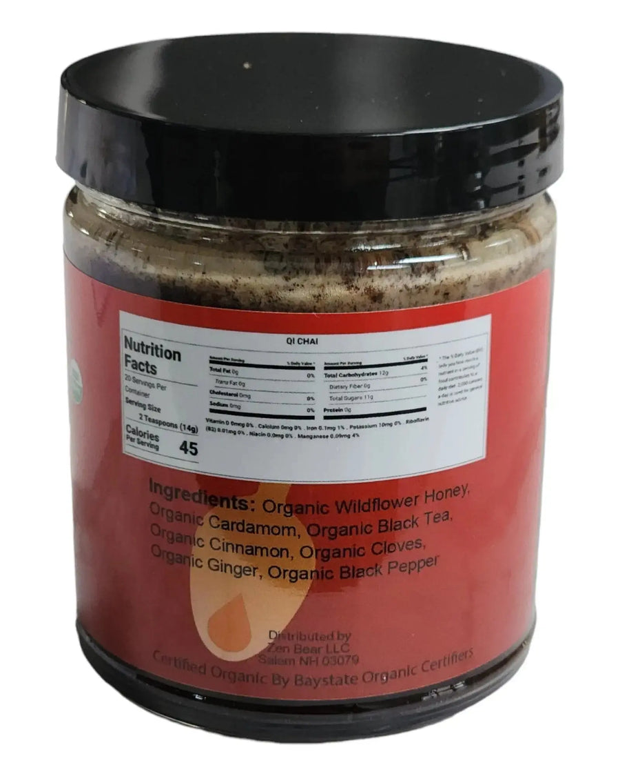 Organic Qi Chai Honey Tea - Black - Cinnamon – Zenbear Honey Tea